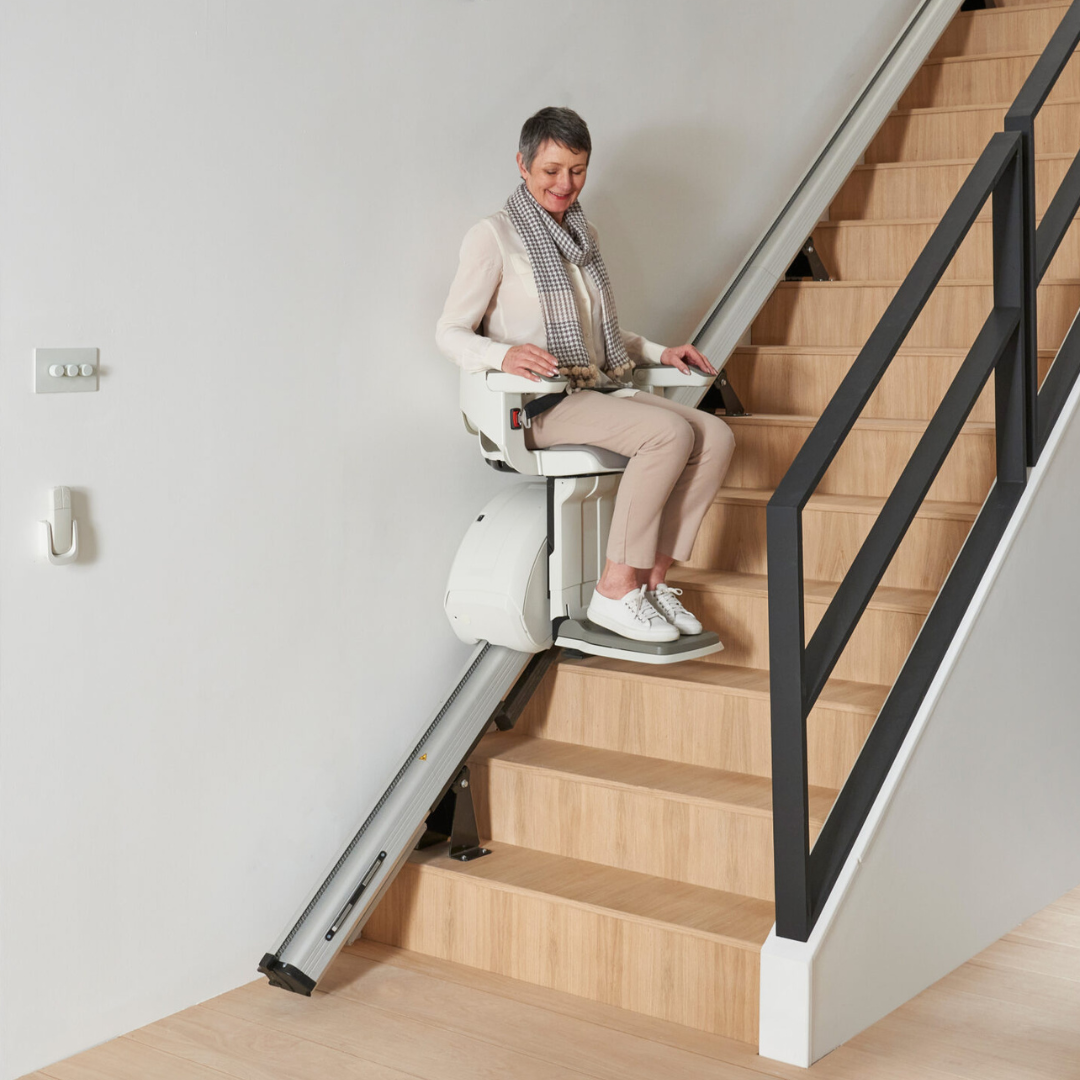 HomeGlide Straight Stairlift by Access BDD - Stairlifts - Motion