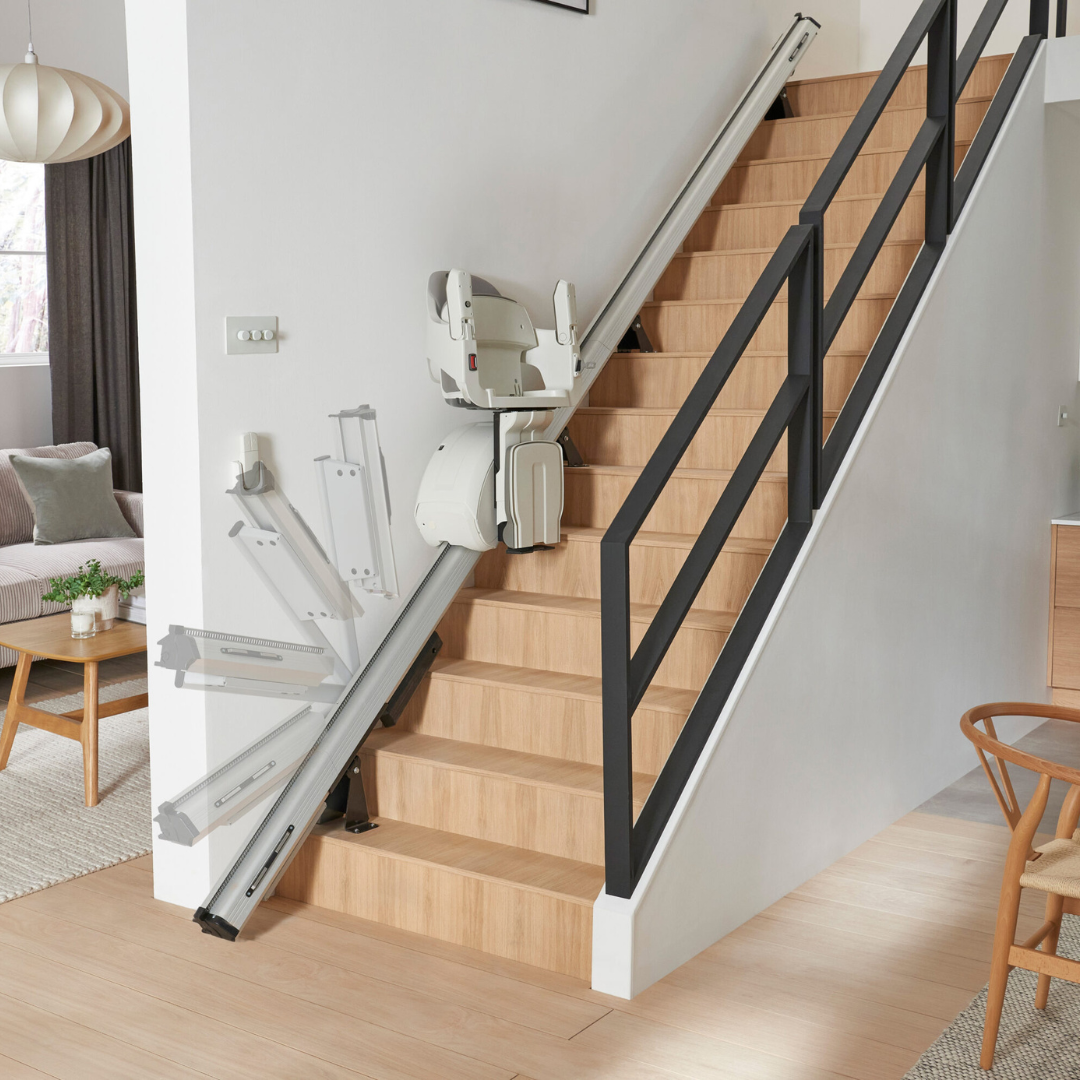 HomeGlide Straight Stairlift by Access BDD - Stairlifts - Motion