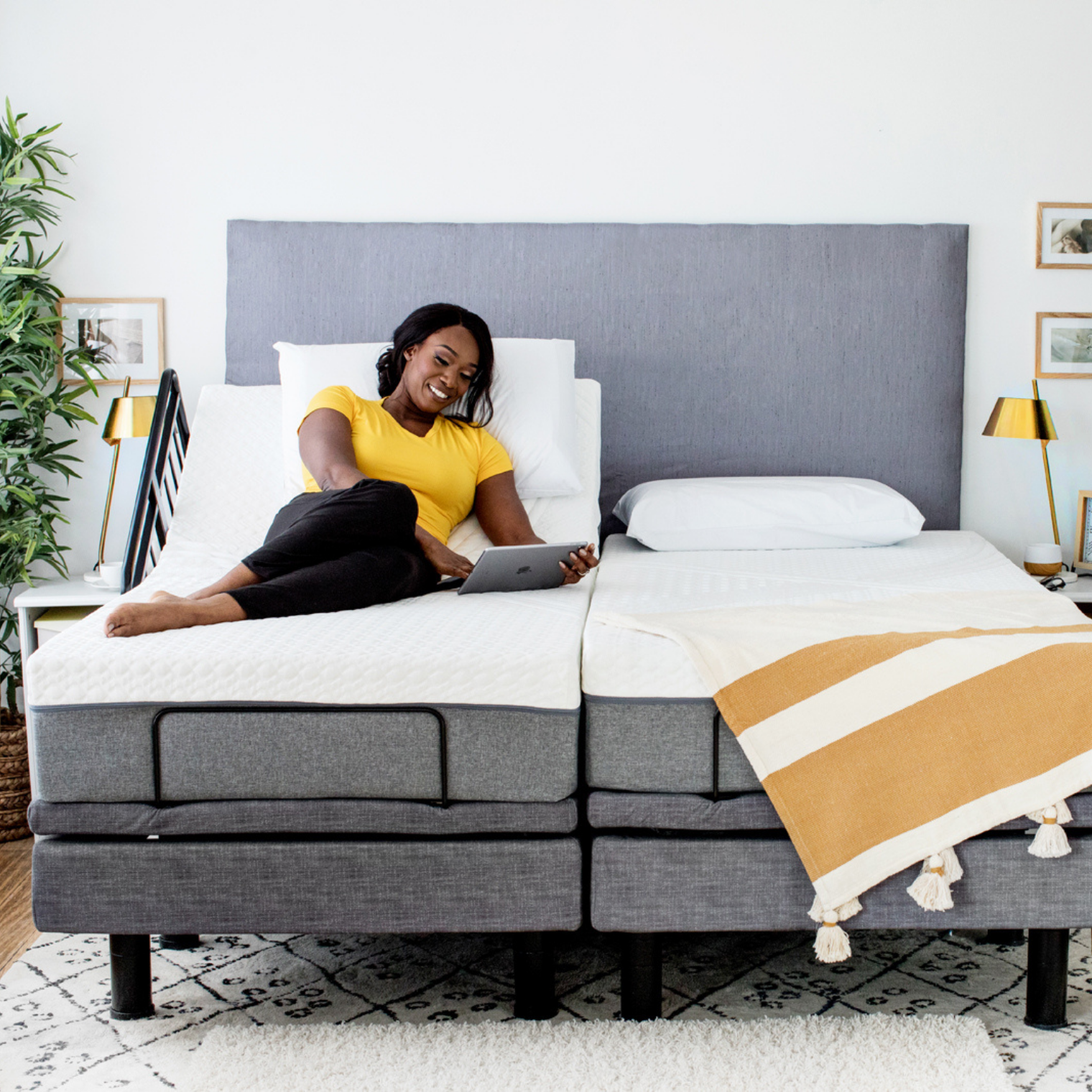 Hi-low adjustable bed base - Motion