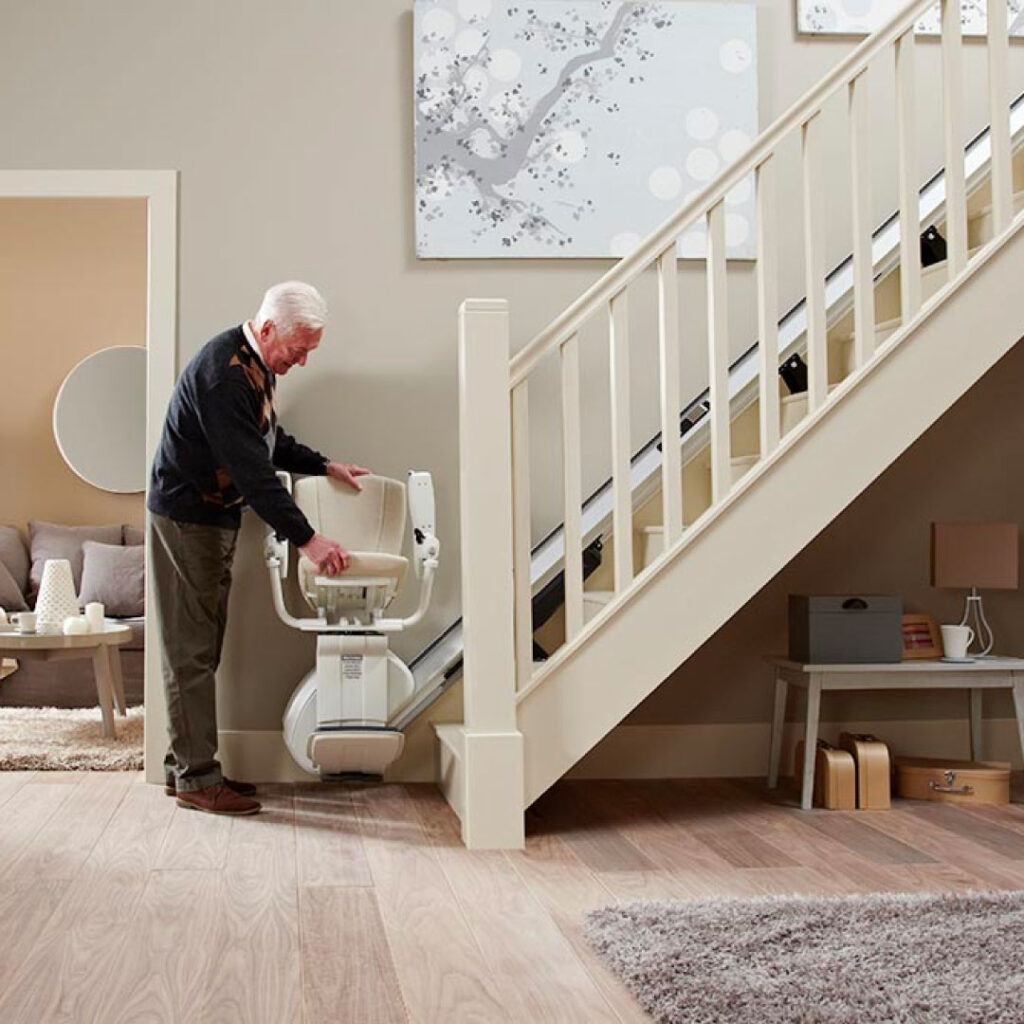 HomeGlide Straight Stairlift by Access BDD - Stairlifts - Motion